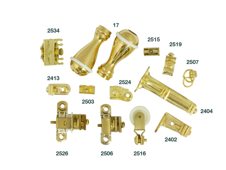 I Beam Brass Curtain Track | Curtain Tracks | Brass Curtain Track | H&H