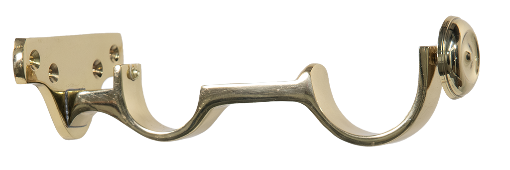 Brass Double Centre Brackets - Hunter & Hyland